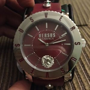 Versus By Versace | Accessories | Versus By Versace Lion Head Leather ...